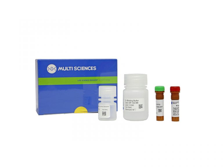 Annexin V-FITC/PI Apoptosis Kit（细胞凋亡试剂盒-适用贴壁细胞 除C6流式细胞仪以外的流式细胞仪） - 联科生物